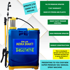 Bharat Shakti MANUAL SPRAY MACHINE 7 DAY WARRANTY AGRICULTURAL KNAPSACK ...