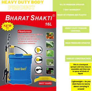 Bharat Shakti MANUAL SPRAY MACHINE 7 DAY WARRANTY AGRICULTURAL KNAPSACK ...
