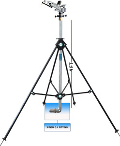 DVI automat 1 inch Raingun set with stand & 3INCH (GI) type connector ...