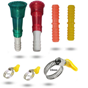 ESEKSAFAR 1/2inch 2pc Rubber Tap Connector & 2pc connector 3pc ...