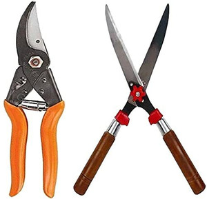 ERIN Heavy Cutter Garden Scissor Set of 2 - Gardening Tool Kit Garden ...