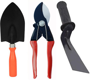 Unique Collection Hub Gardening Tools Set –Big Trowel Pruner and khurpi ...