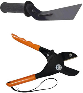 ERIN Combo of Garden Sharp Cutter Scissor and Khurpi for Home Gardening ...