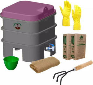 Vermiterra Mikrobit Kit (2 Trays) (56 L) Garden Tool Kit Price in India ...