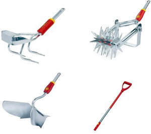 WOLF GARTEN TILLERS(DA-S), CULTIVATORS(IE-M), Aluminium D-Handle(ZM-AD ...