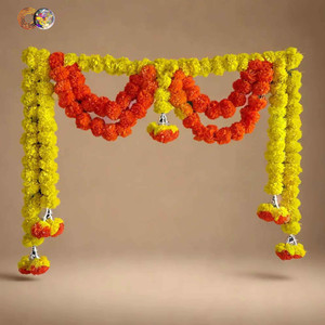 CESTO Decoration Flowers Hanging Toran, Door, Mala for Diwali/Marriage ...