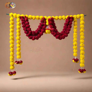 CESTO Decoration Flowers Hanging Toran, Door, Mala for Diwali/Marriage ...