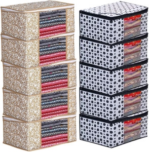 METRONAUT Pack of 10 Non Woven High Quality Saree Covers With ...