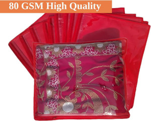 Love Store Present Set of 10 Foldable Single Saree Covers / Clothes ...