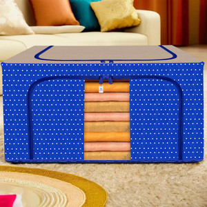 Heart Home Storage Box 88 Liter Steel Frame Garments Storage Box | Dot ...