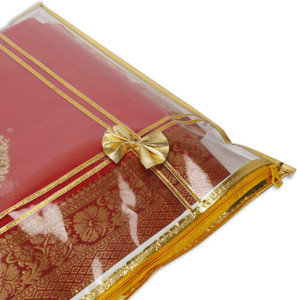 GIBI Saree cover pack of 12 Saree Covers 12 Set With Transparent Top ...