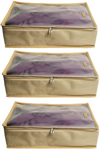 Srajanaa Wardrobe Organizer Rexin Shirt Cover | Clothes Organizer Pack ...
