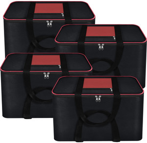 STORITE Set Of 4 Moisture Proof Big 75 L Nylon Underbed Storage Bag ...
