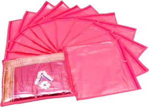 JoyeCrafts Saree Cover Single Saree Cover Set of 12 storage bag packing ...