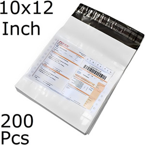 ABS Industries 10X12 Inch [Pack of 200] Tamper Proof Courier Bags 60 ...