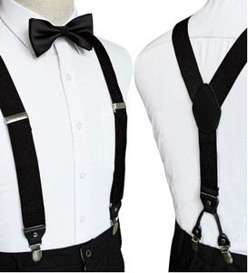 DIANDIAN ™ Shoulder Straps Men 4 Clips Suspenders Belt Adjustable ...