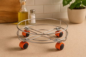 AAK CYLINDER TROLLY WITH 4 WHEEL Gas Cylinder Trolley Price in India ...