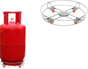 Masox Store Stainless Steel Heavy Duty Cylinder Trolley/stand Gas ...