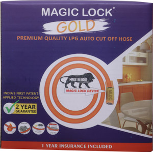 EMPYREAN ENTERPRISES MAGIC LOCK LPG GOLD SURAKSHA HOSE 1.5 MTR MGLK001 ...