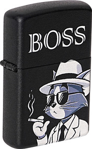 First Dot Premium BOSS Tom Cat Essential Refillable Lighter Metal Body ...