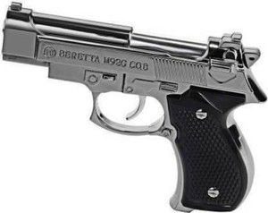 adorrobella Gun Shaped Gas Lighter Silver Gas Lighter Price in India ...