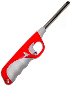 ZVR Flame Adjustable Refillable Gas Stove Lighter For Kitchen With Lock ...