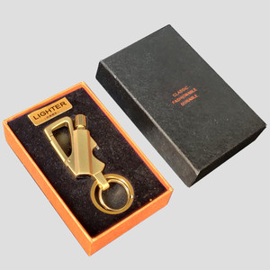 Khan Saar Metal Flint Match Fire Starter and Bottle Opener Car Key Ring ...