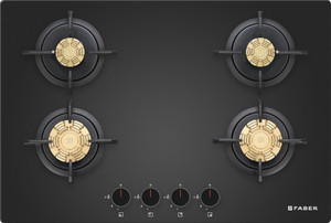 FABER HOB PRIME HT784 CRS BR CI AI Glass Automatic Hob Price in India ...