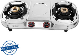Flipkart SmartBuy Royal 2 Burner Stainless Steel Manual Gas Stove Price ...