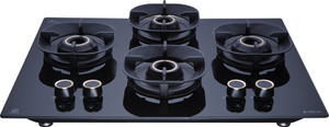 Elica CROWN FLEXI 460 LOTUS IND HD BRASS Glass Automatic Hob Price in ...