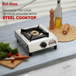 Rich flame ISI certified Classic Uno Basic Single Stainless Steel ...
