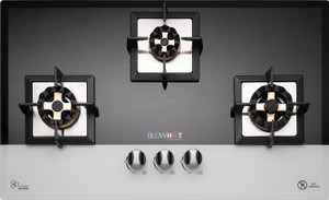 Blowhot Prism 3 Burner, Battery Operated Built – In, Gas Hob Toughened ...