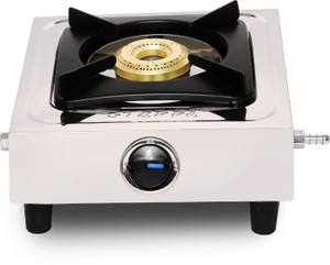 stuffa Star LPG Stainless Steel 1 Burner Gas Stove, ISI Certified ...