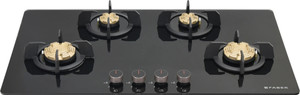 FABER PRIME HT904 CRS BR CI AI|Brass Burners| Metal Knobs| Cast Iron ...
