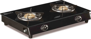 V-Guard Sturdee 2A Black Glass Manual Gas Stove Price in India - Buy V ...