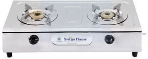Suryaflame SF LPG STOVE 2B CAPRI VS2 BB NA Stainless Steel Manual Gas ...
