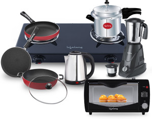 Lifelong LLCMBGS06 2B OTG Cooker Cookware Mixer Kettle Combo Glass ...