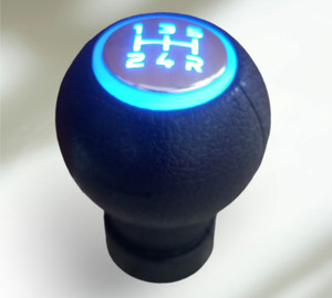 GOPINATH AUTOLINK ABS Grip knob, Led Blue Light Illuminated Car Manual ...