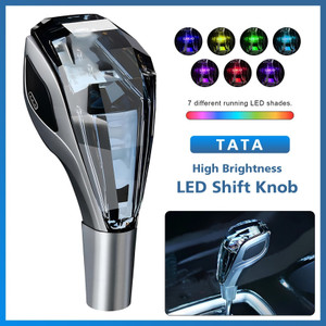 ASRYD TATA Crystal LED Car Gear Knob Touch MultiColor Manual Shifter ...