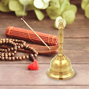 Siprija Handicrafts Aarti Brass Bell Pooja Ghanti Musical Instruments ...