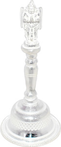 KMJ pure silver(chandi) bell for pooja and gifting purpose (wt. 33-34 ...