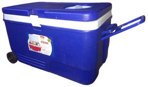 Aristo Plast 60 Ltr Ice-box With Vent Lid & Plug & Wheel & Wheel Box ...