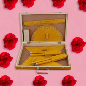 Flipkart.com | PREMIUM QUALITY Wooden Geometry Box for Teachers – for ...