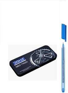 Flipkart.com | DOMS Geotron Geometry Box and Ball Blue Pen Geometry Box