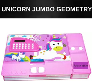 Flipkart.com | A Quints Unicorn jumbo pencil box Art Plastic Pencil ...