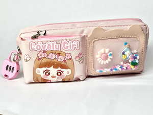 Flipkart.com | Mieka Lovely Girl Theme Geometry Pouch for Girls ...