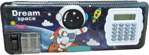 Flipkart.com | knob Space Themed Calculater Pencil Box (pack of 1 ...