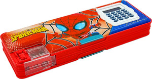 Flipkart.com | dishvy Spiderman Pencil Box with calculator, pencil ...