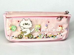 Flipkart.com | Mieka Kitty Theme Peachy Pink Pencil Pouch for Girls ...