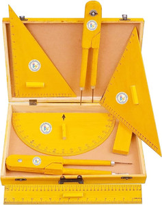 Flipkart.com | Uttam Wooden Geometry Box Geometry Box